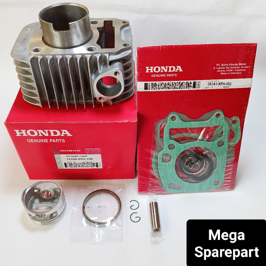 Jual Blok Seher Komplit KPH/KTM + Top Set Honda Karisma Kirana Supra X 125 Karbu Supra X 125 Fi ...