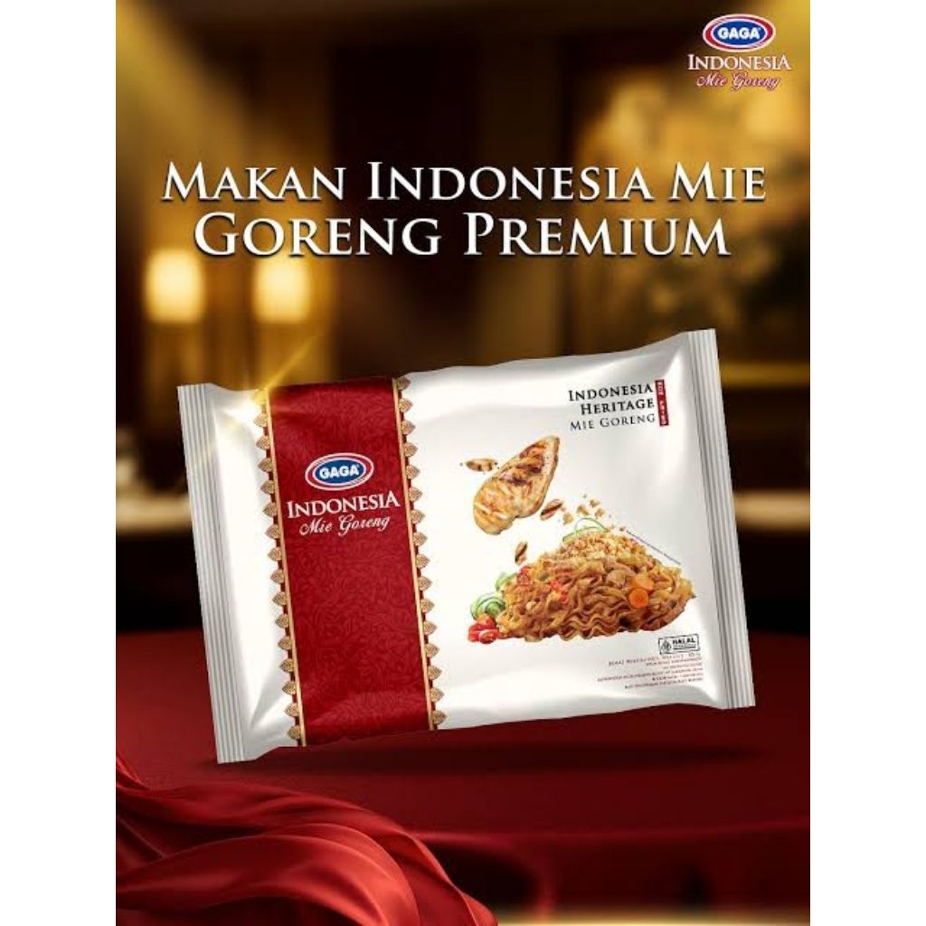 Jual Gaga Indonesia Heritage Mie Goreng Premium Non Fried 85gr | Shopee ...