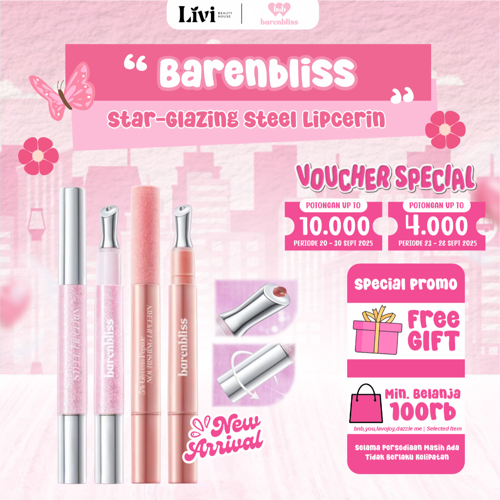 Jual LIVI - (New Product) BNB barenbliss Star-Glazing Steel Lipcerin ...
