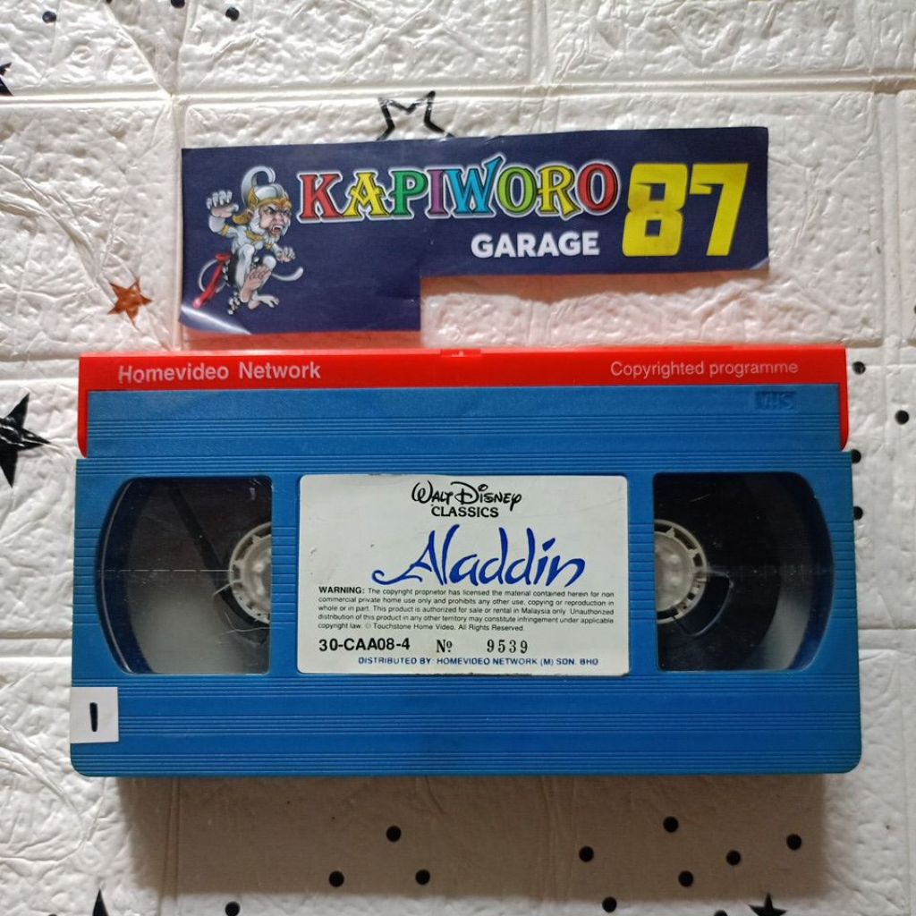 Jual KASET VIDEO VHS ALADDIN BAHAN VINTAGE | Shopee Indonesia