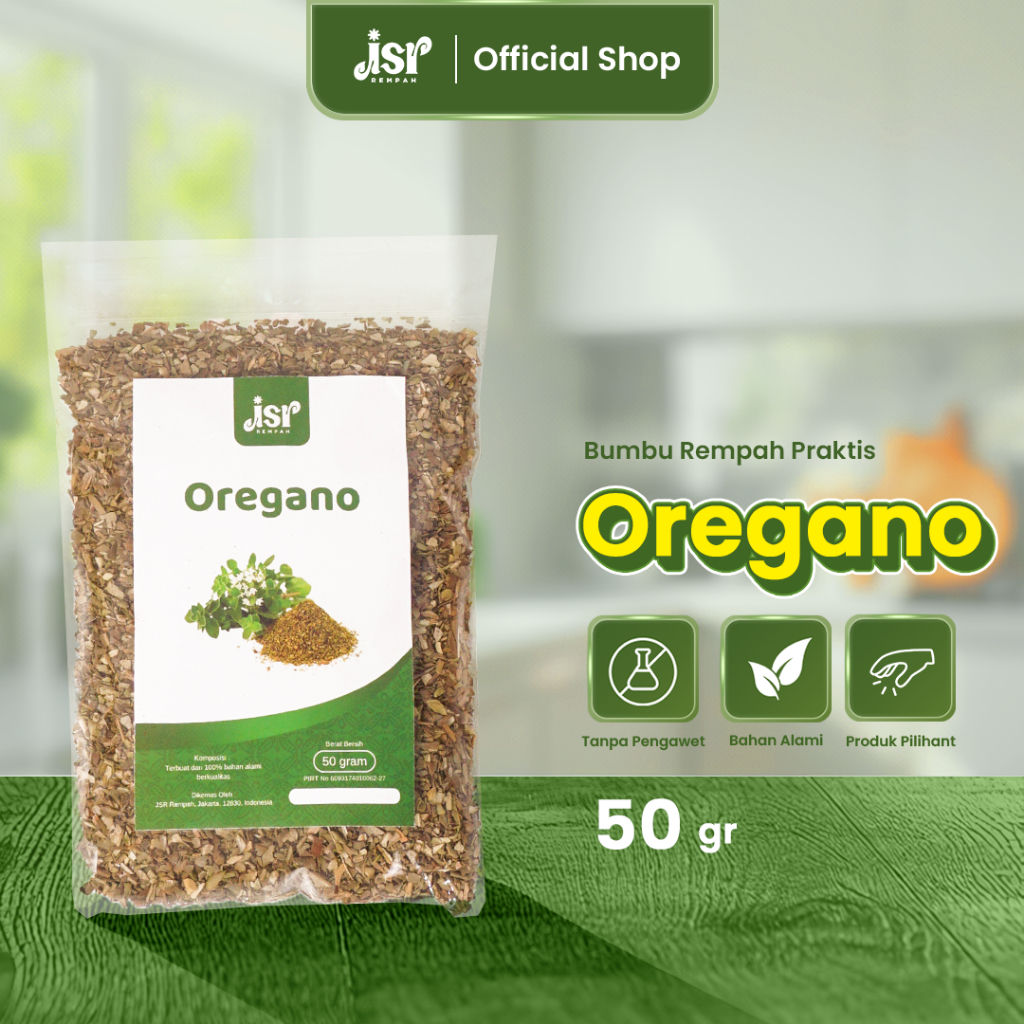Jual Jsr Rempah Daun Oregano 50 Gram Praktis | Shopee Indonesia