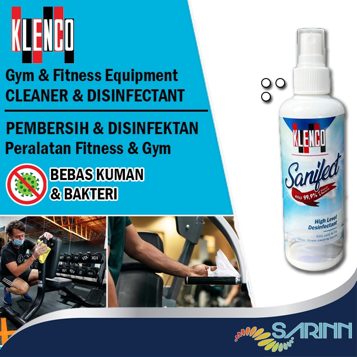 Jual Klenco Sanifect Pembersih peralatan Gym Fitness Equipment ...