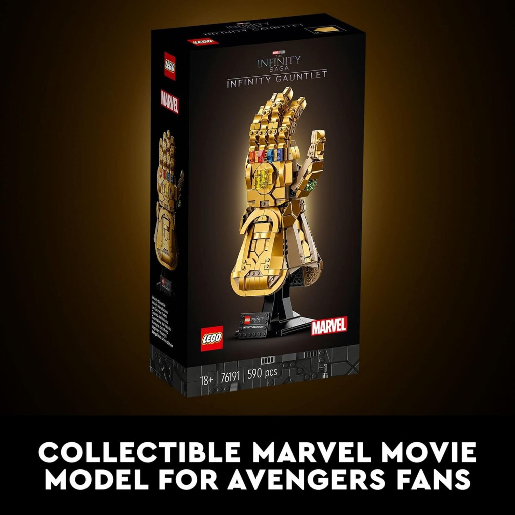 Jual LEGO Marvel Infinity Gauntlet Set 76191 Collectible Thanos Glove ...