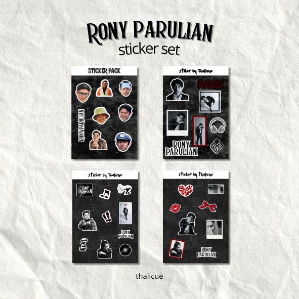 Jual THALICUE | Stiker Set Rony Parulian | Shopee Indonesia