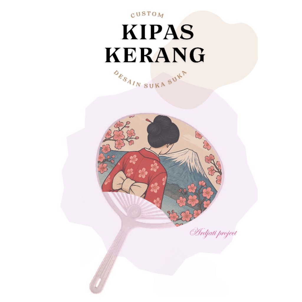 Jual Custom Kipas Kerang Desain Bolak Balik Kipas Untuk Souvenir ...