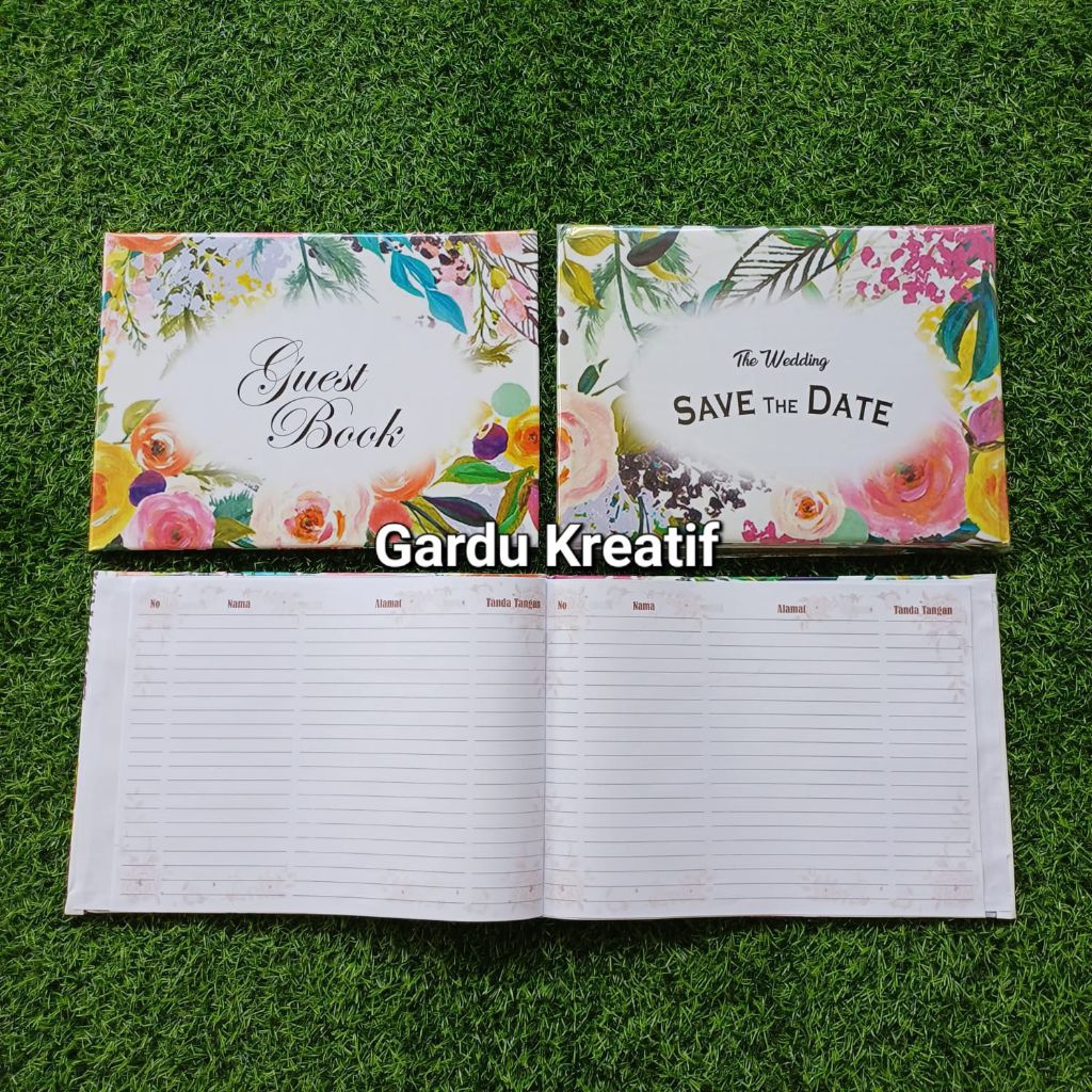 Jual 1 Pcs Guest Book Wedding Buku Tamu Undangan Pernikahan | Shopee ...