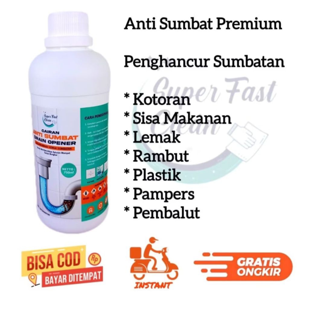 Jual Cairan Anti Sumbat Saluran Air Premium | SFC Anti Sumbat Closet ...