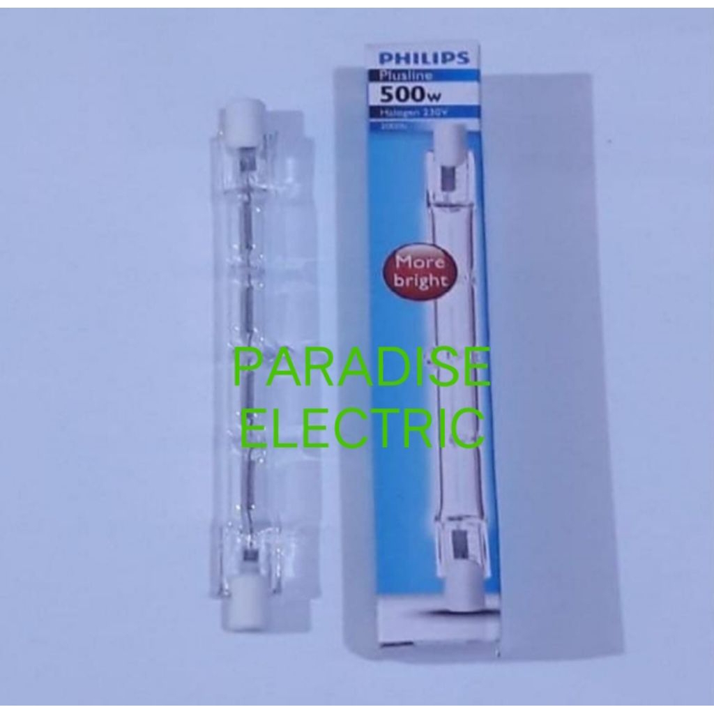 Jual LAMPU HALOGEN STICK 500W 500 W 500WATT 500 WATT PHILIPS | Shopee ...