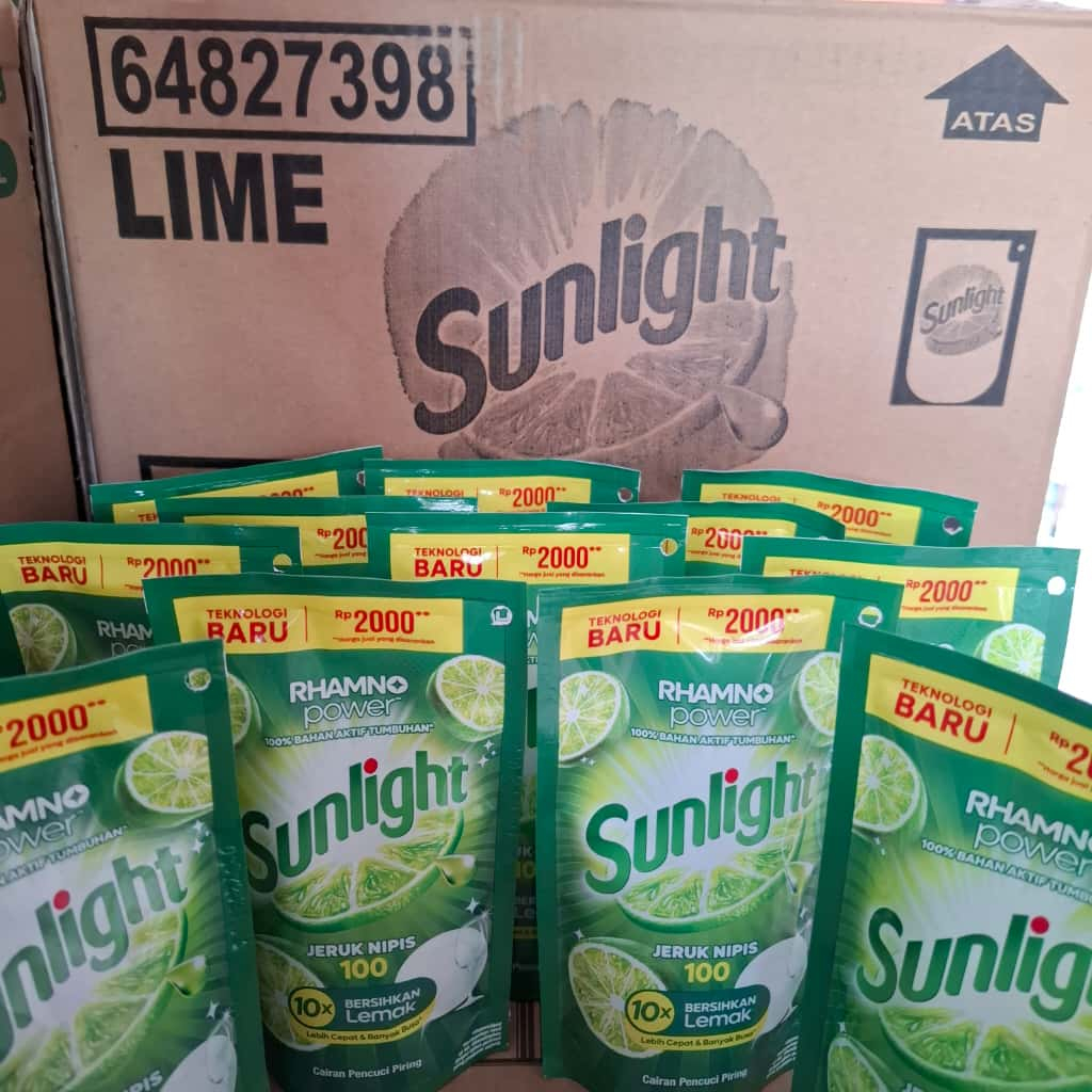 Jual PROMO 12 PCS SUNLIGHT 92gr sabun cuci piring ready stok | Shopee ...