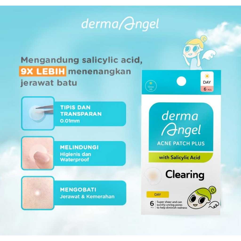 Jual Derma Angel Patch Jerawat Salicylic Acid 6 pcs | Shopee Indonesia