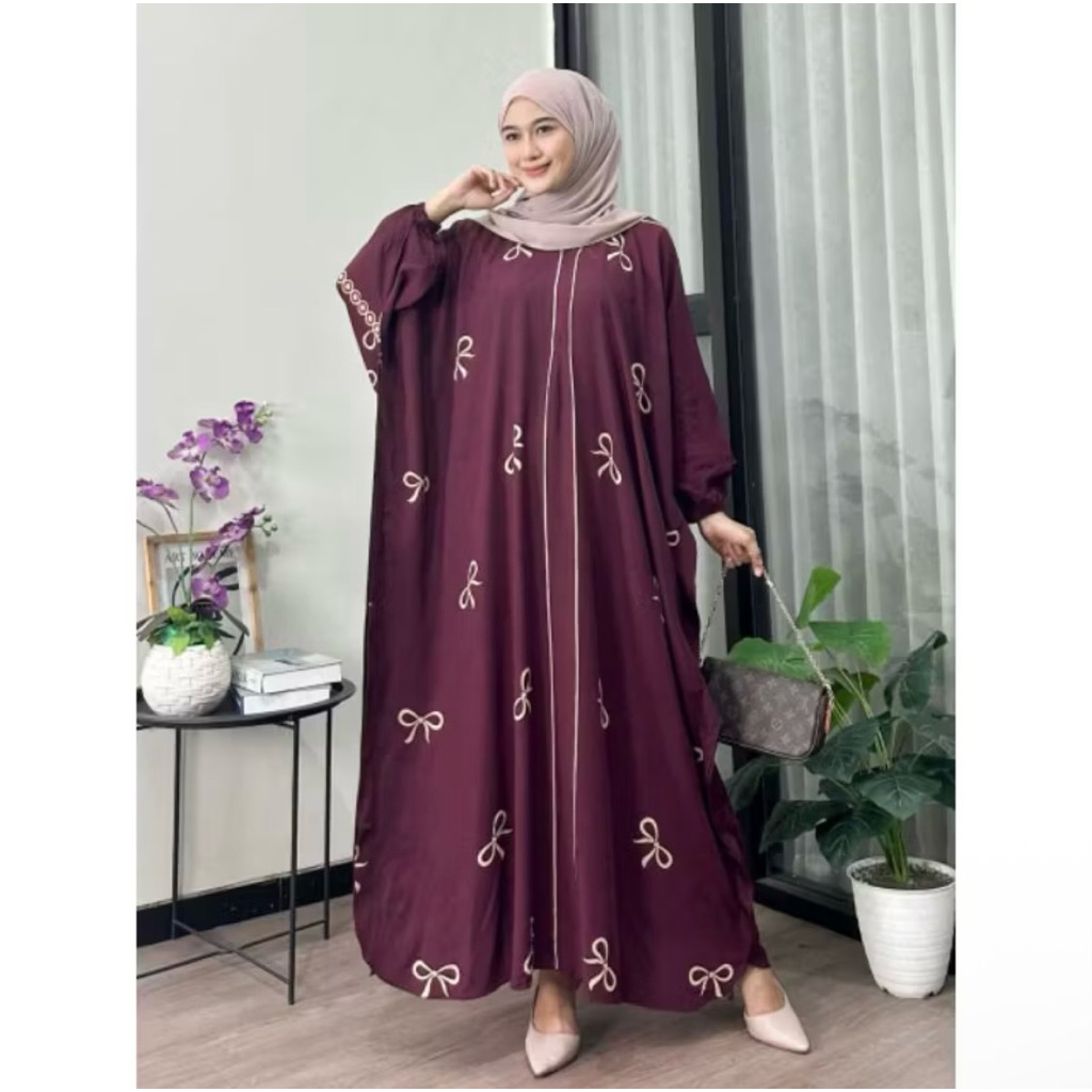 Jual Kaftan Terbaru Kaftan Rayon Jumbo Gamis Abaya Kaftan Import Daster ...