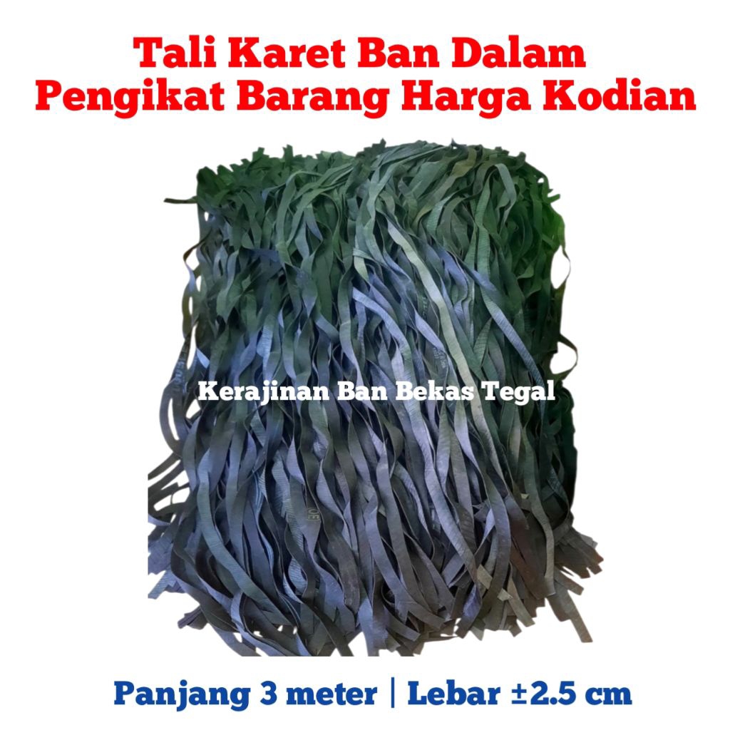 Jual TALI KARET BAN DALAM ELASTIS PENGIKAT BARANG 3 METER (HARGA KODIAN ...
