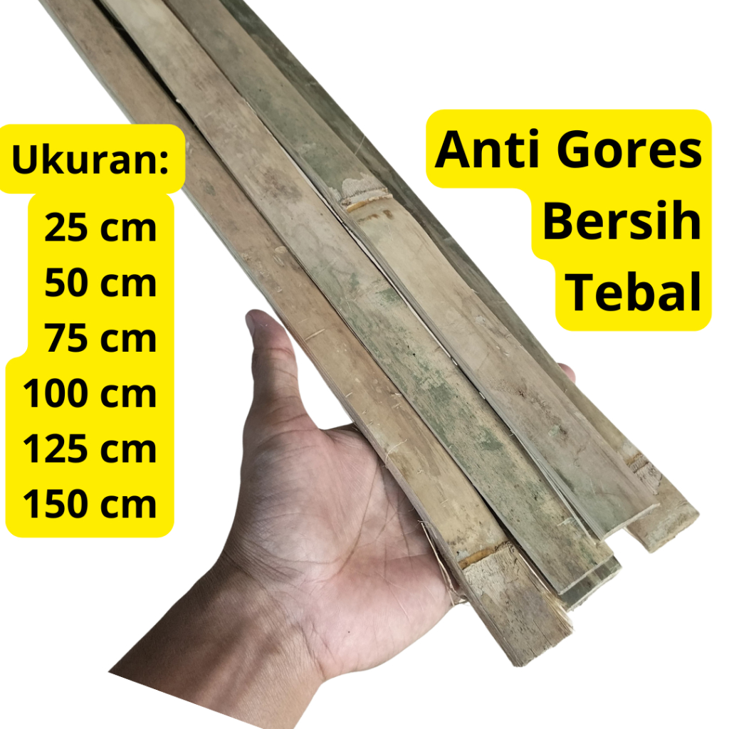 Jual Bilah Bambu Turus Aman Tebal - Ajir Tanaman, Pagar, Alas Kandang ...