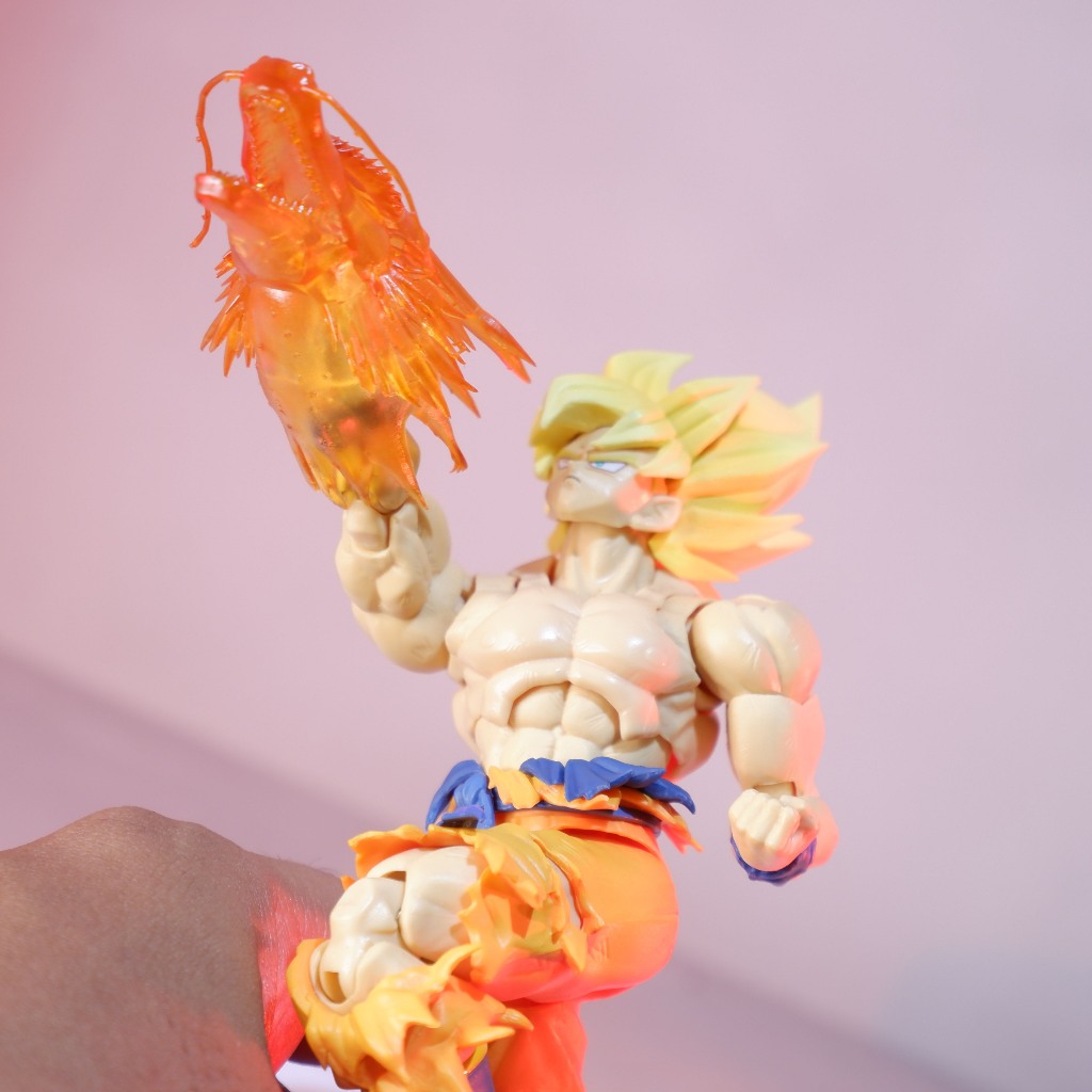Jual Dragon Fist Punch Effect SHF Son Goku SSJ3 Dragon Ball Demonical ...