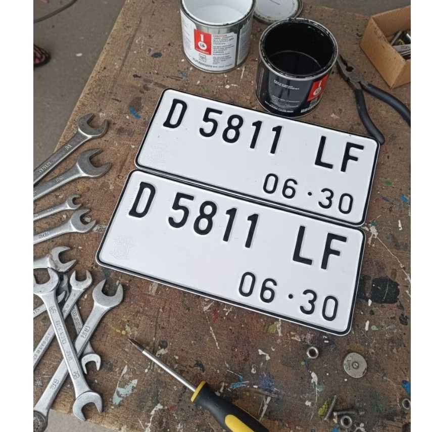 Jual CUSTOM PLAT SESUAI REQUEST | Shopee Indonesia