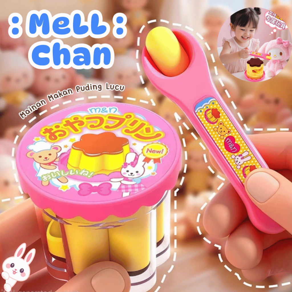 Jual Mainan Makan Pudding Jepang Mell Chan Pudding Mainan Anak ...