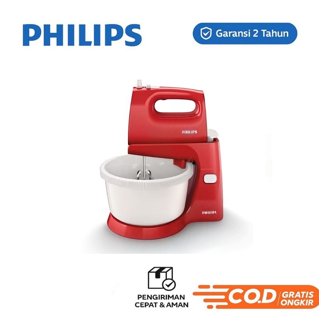 Jual Mixer Philips HR1559 – Stand Mixer - mixer pencampur - merah ...