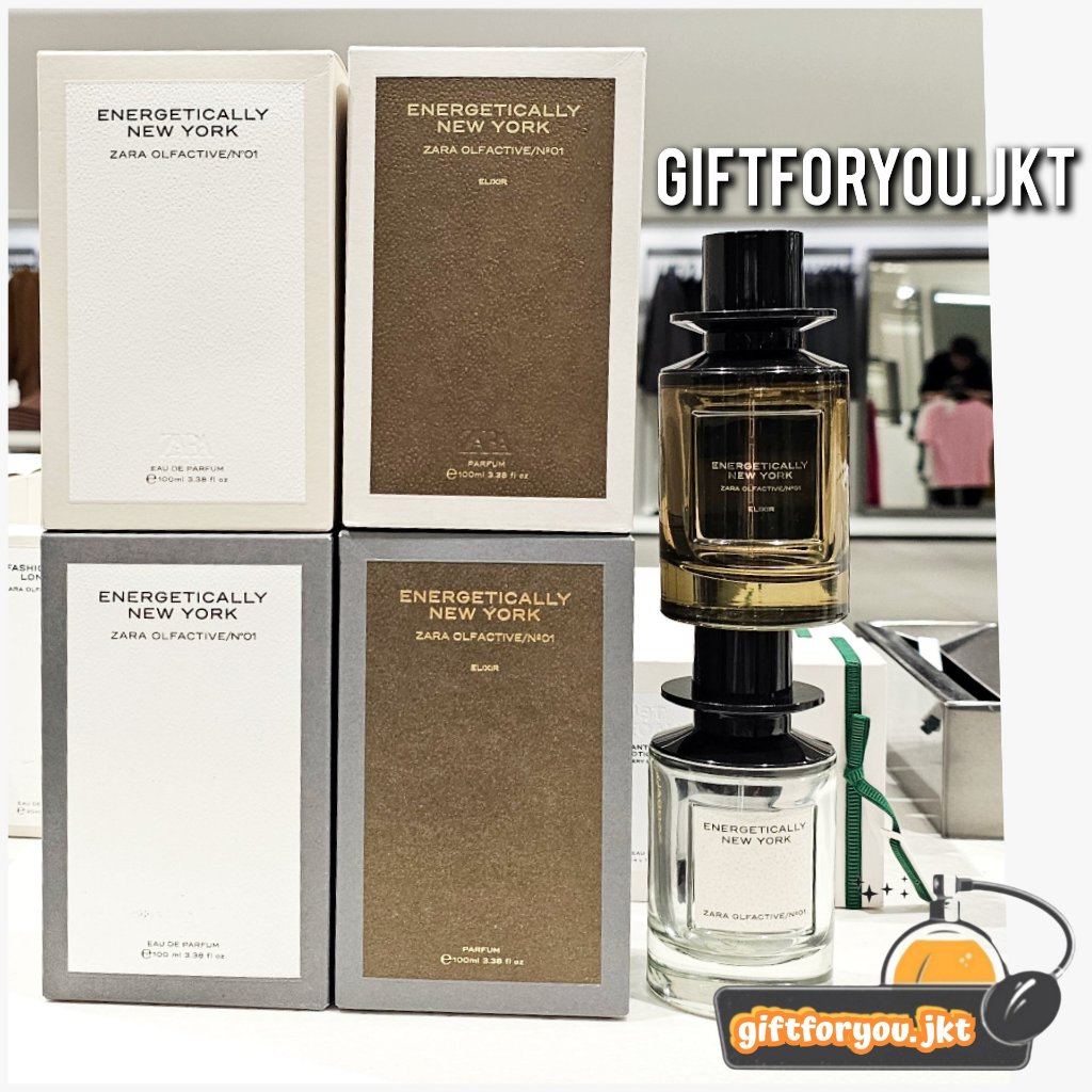 Jual Parfum Zara Energetically New York 30 100 ml EDP / Elixir Original Olfactive No 01 Woman ...