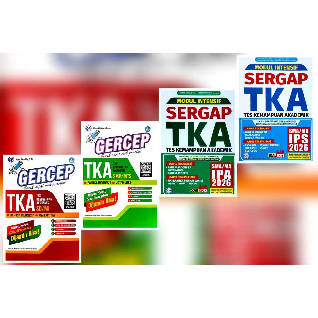 Jual GERCEP TKA & MODUL INTENSIF SERGAP TKA SD/MI/SMP/MTs/SMA/MA ...