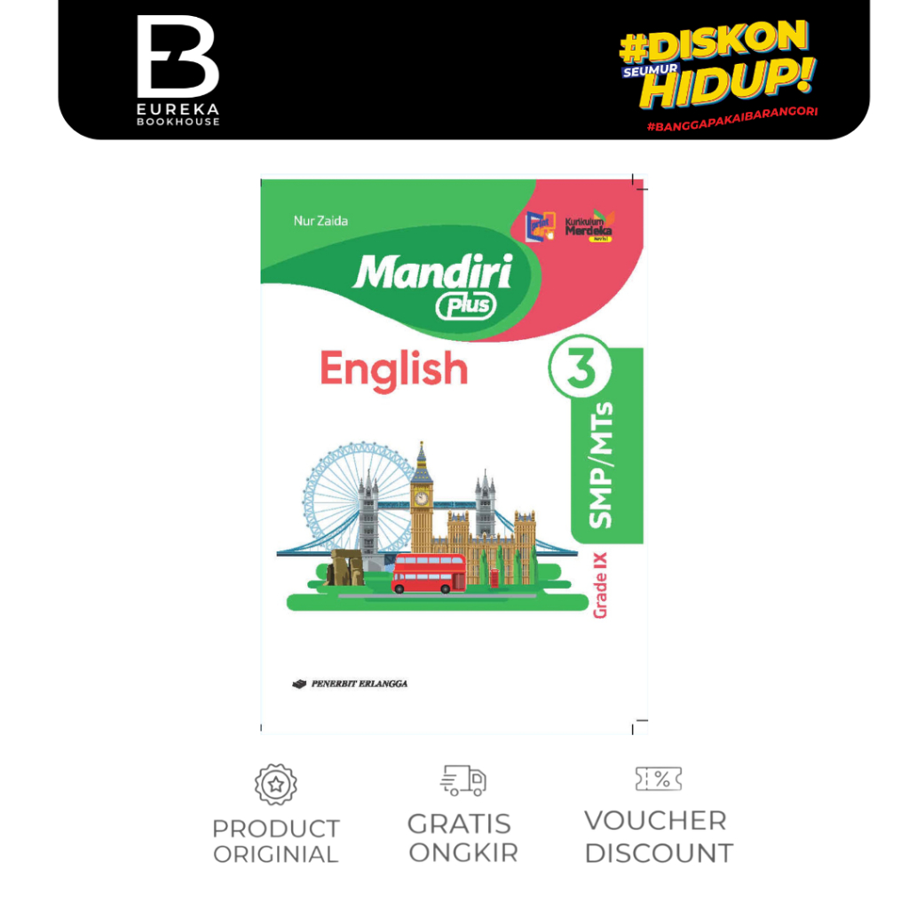 Jual ERLANGGA - MANDIRI PLUS ENGLISH FOR SMP/MTS GRADE 9/KM | Shopee Indonesia