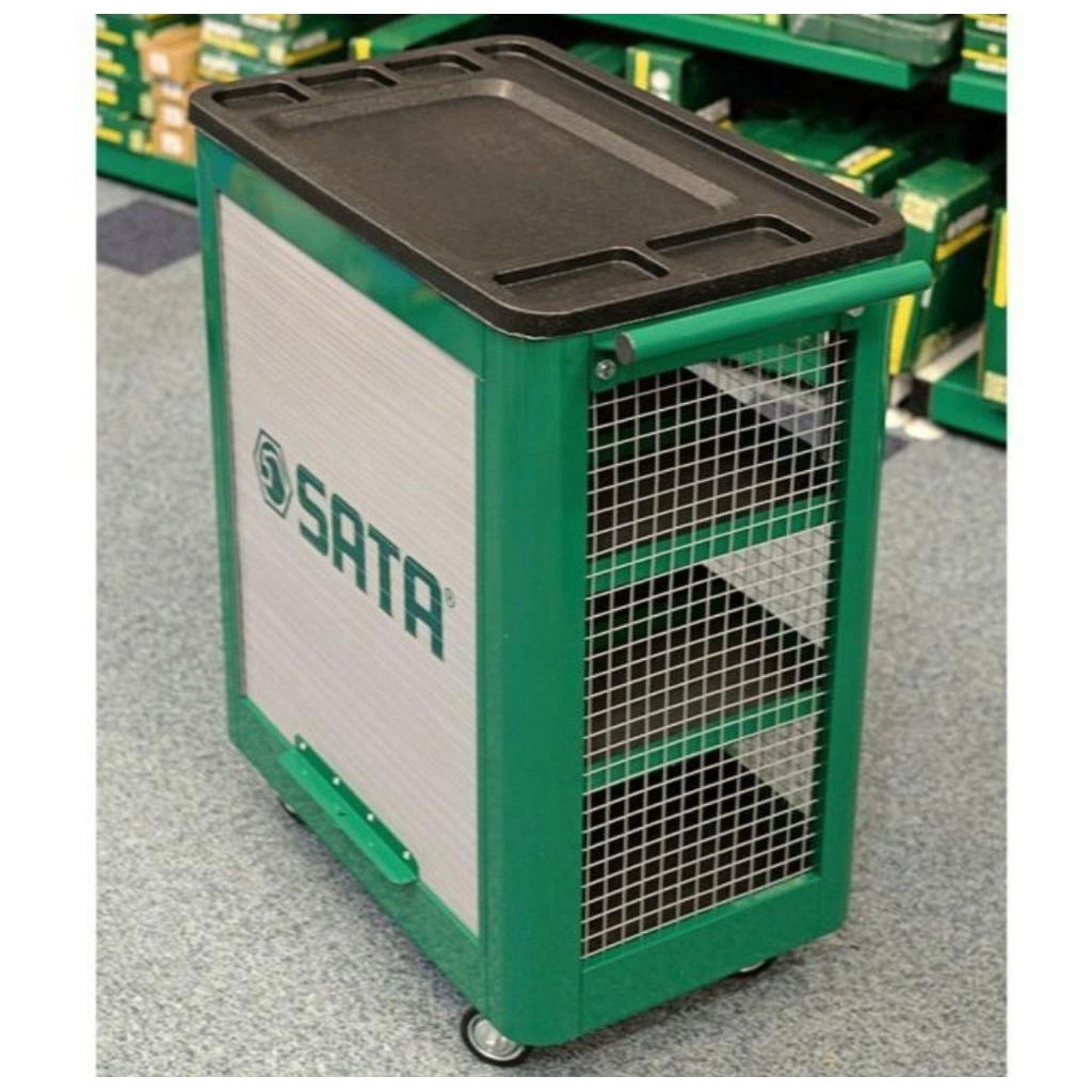 Jual SATA Drawer Mini Trolly Toolbox 95111 Sliding Door Setvice Cart 30 ...