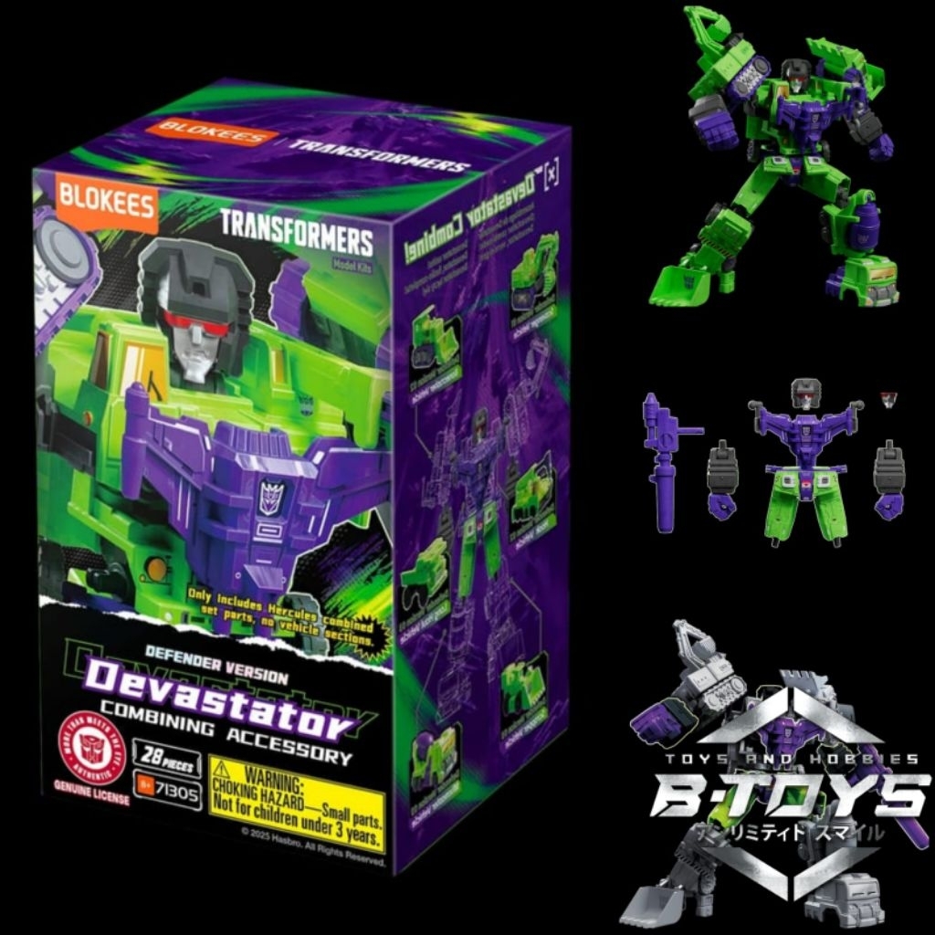 Jual Blokees Devastator Connector part transformers defender version model kit | Shopee Indonesia