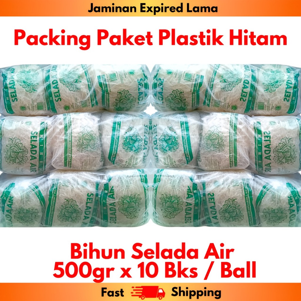 Jual Bihun Selada Air 500gr x 10 Bks / Ball Packingan Paket Pakai ...