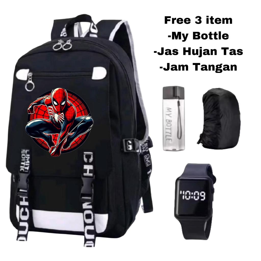 Jual tas spiderman - tas anak gambar spiderman - tas anak karakter ...