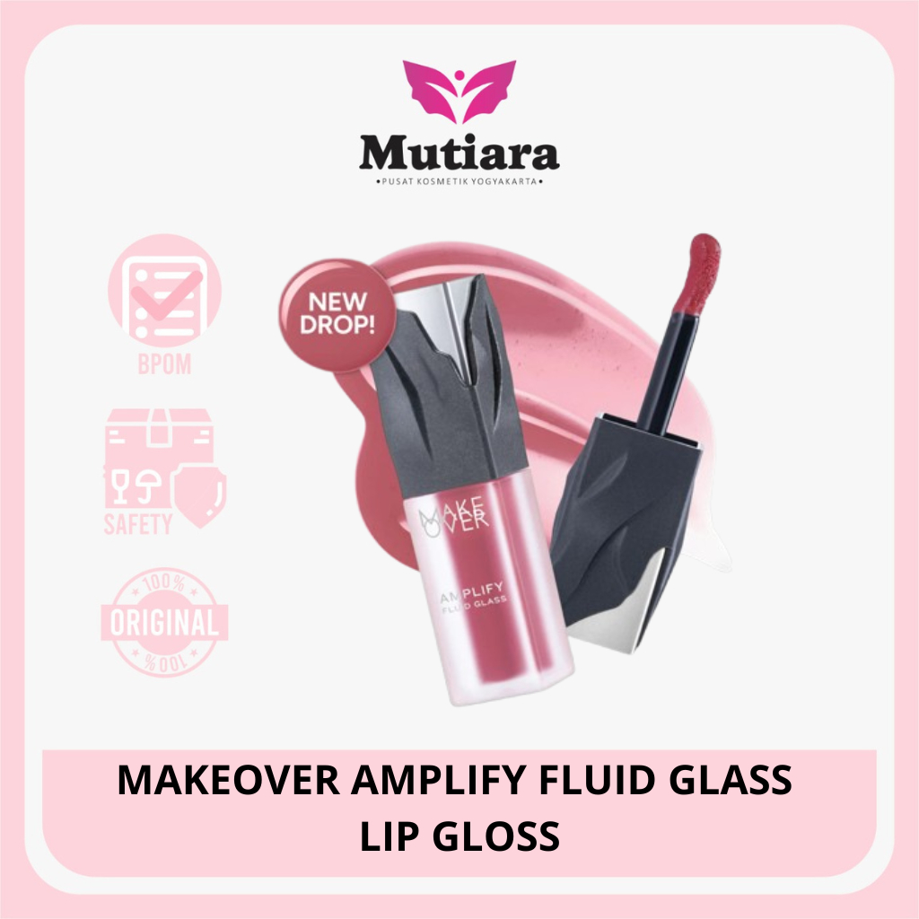 Jual MAKEOVER AMPLIFY FLUID GLASS LIP GLOSS | Shopee Indonesia