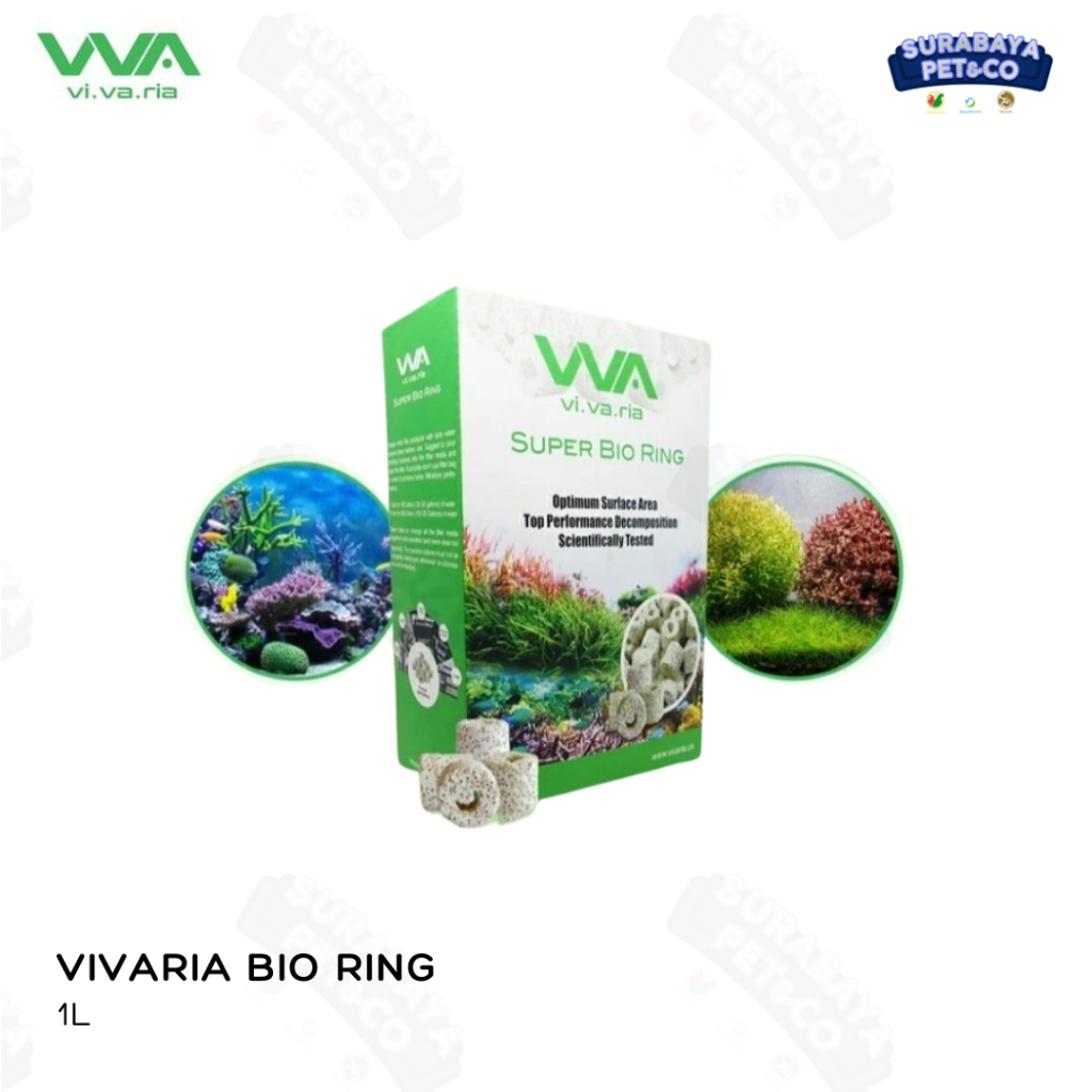 Jual vivaria super bio ring media bakteri bacteria aquascape air tawar ...
