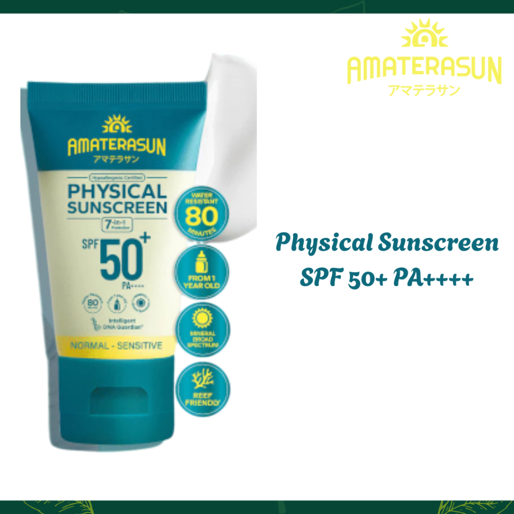 Jual Amaterasun Physical Sunscreen SPF 50+ PA++++ 30g/Tabir Surya ...