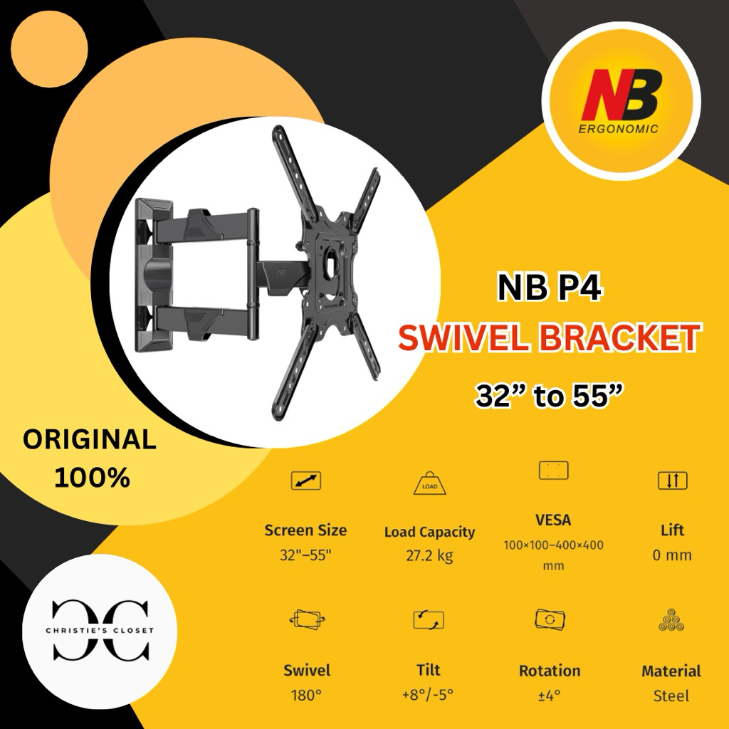 Jual North Bayou P4 Bracket TV Original NB 32” 40” 43” 45” 49” 50” 55 ...