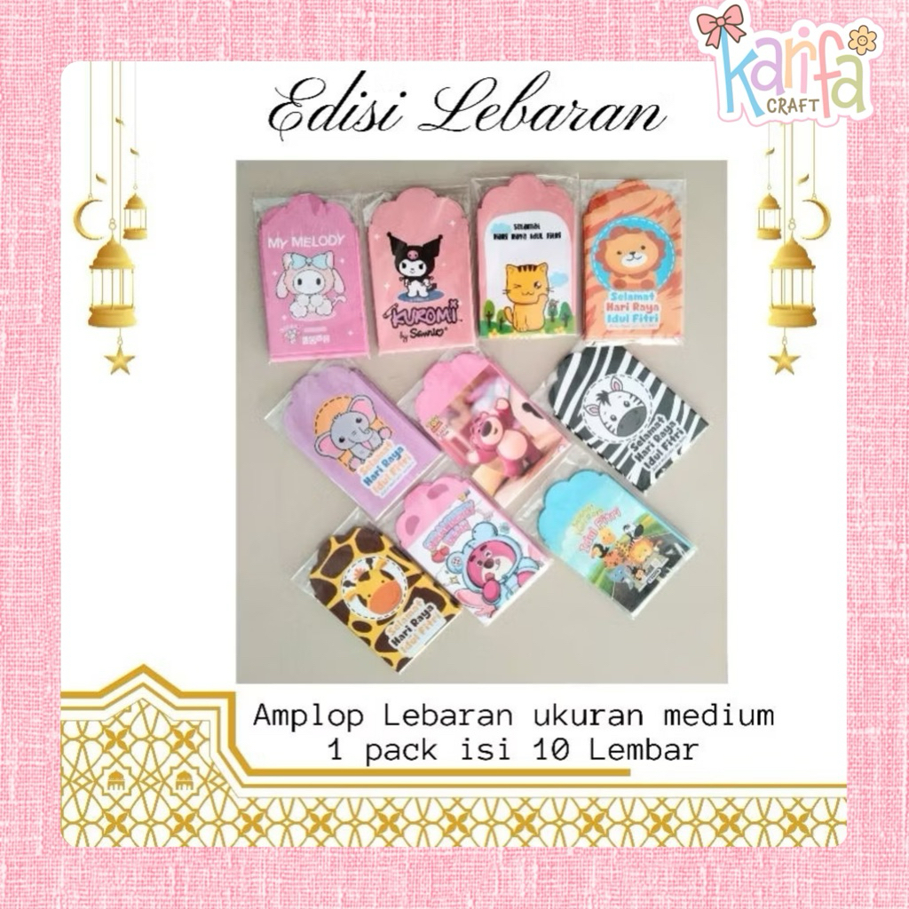 Jual AMPLOP LEBARAN 2025 | SPESIAL LEBARAN AMPAU KARAKTER | AMPLOP ...