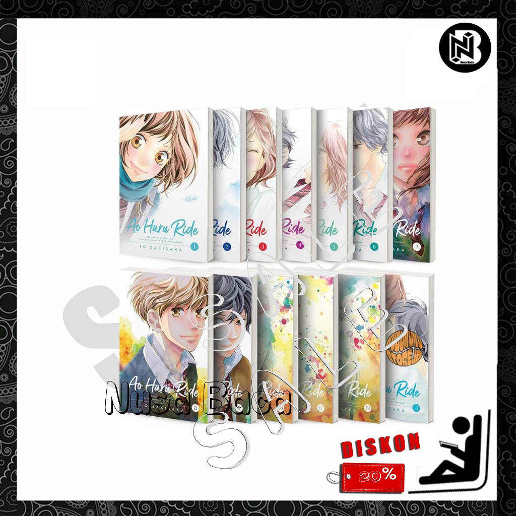 Jual Komik Ao Haru Ride (13 Book Series) by Io Sakisaka (English ...