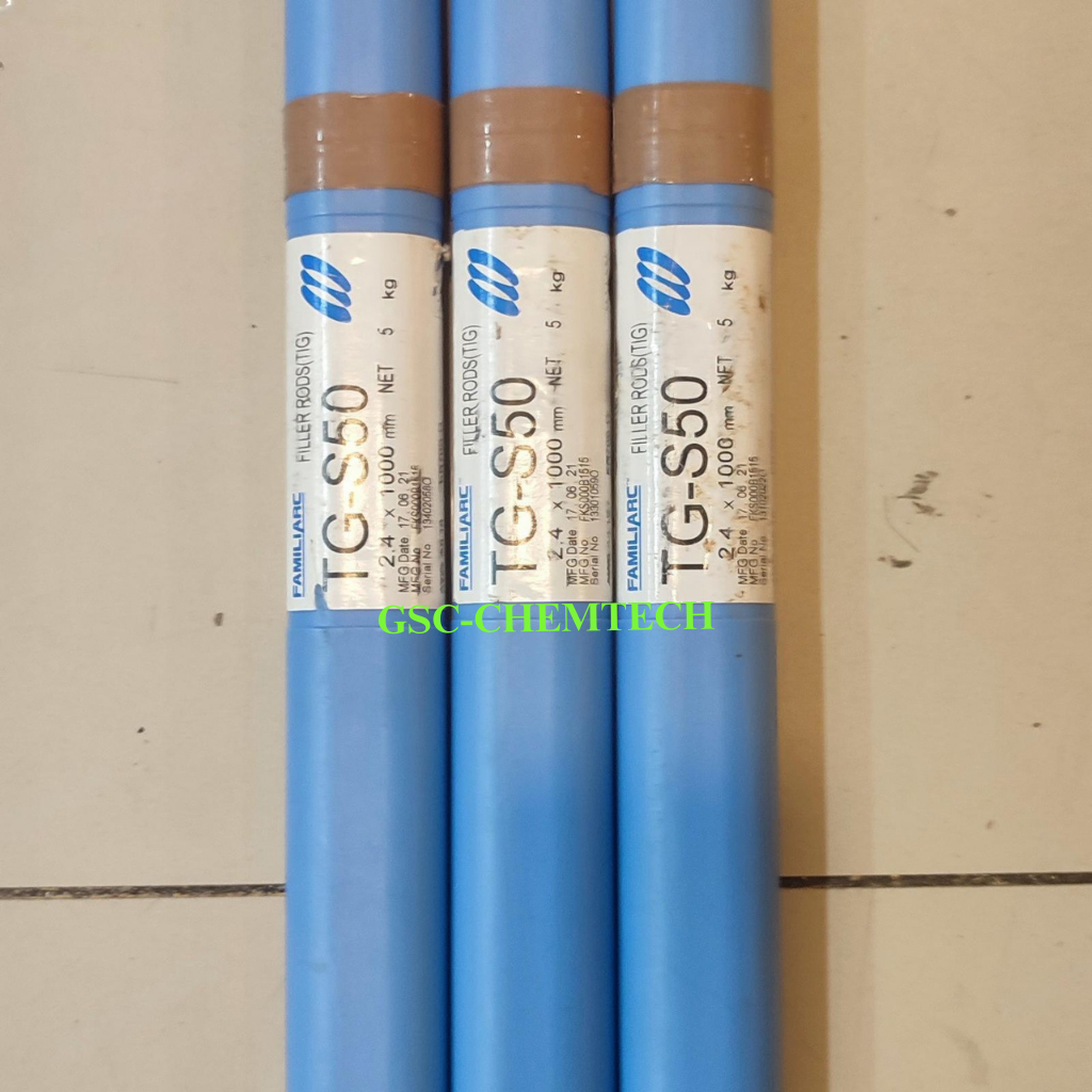 Jual Kawat Las Argon Kobe Steel Filler Rods TG-S50 2,4MM x 1000MM (5Kg ...