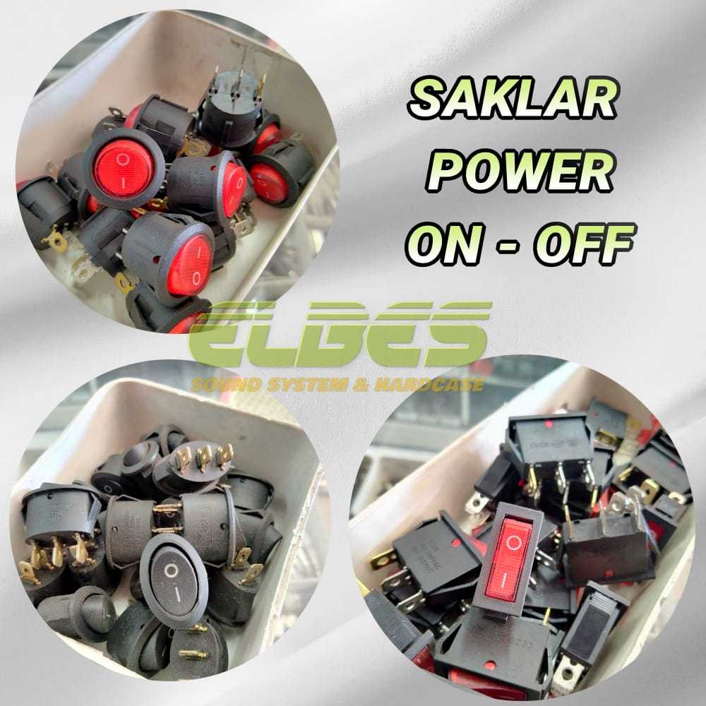 Jual Saklar power bulat, oval, gepeng, ada 3 macam | Shopee Indonesia