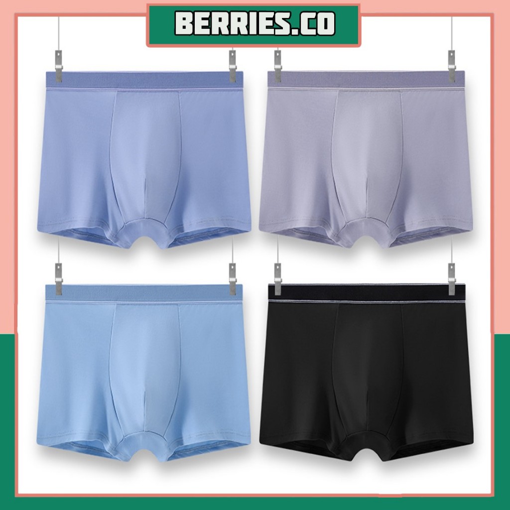 Jual BRI*BX2006 Celana Dalam Boxer Underware Pria Bahan Ice Silk Sutra ...