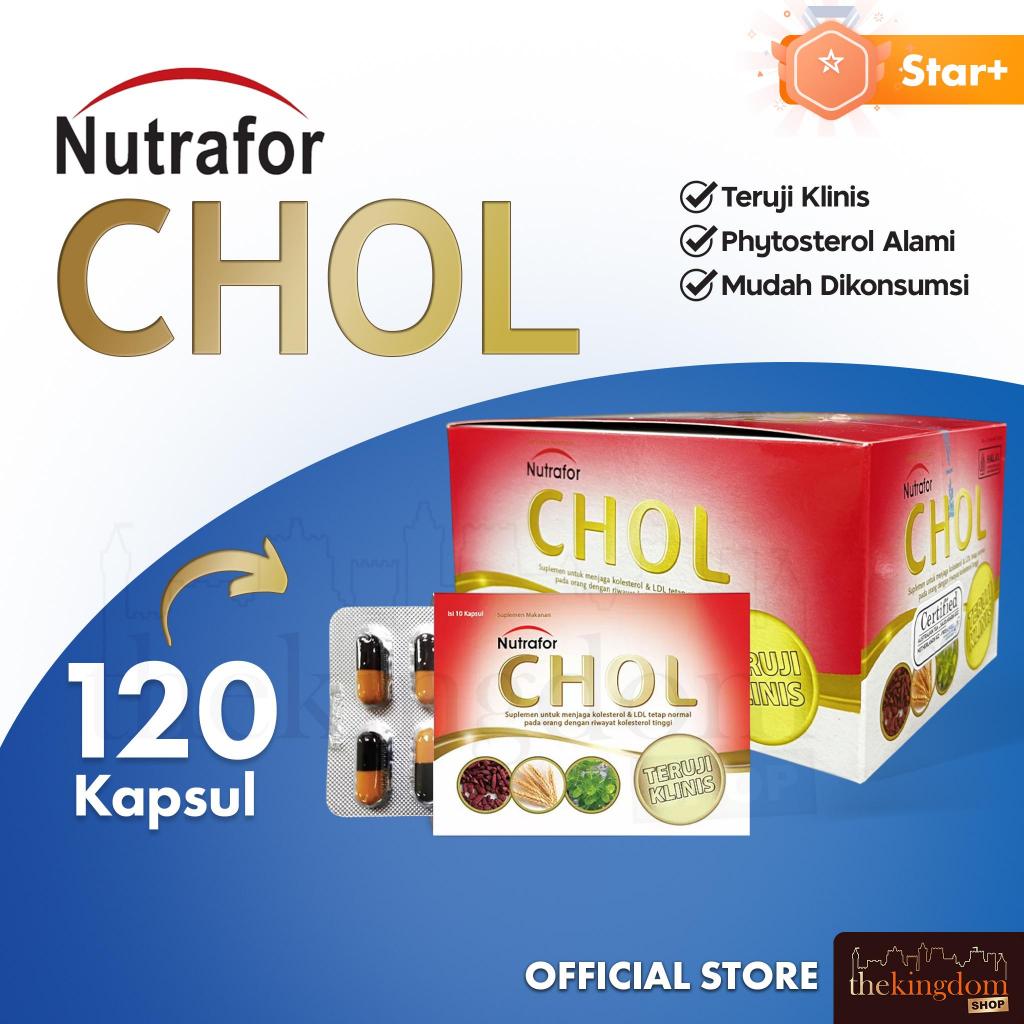 Jual Nutrafor Chol /120 Kapsul Cholesterol Suplemen Penurun Kolesterol ...