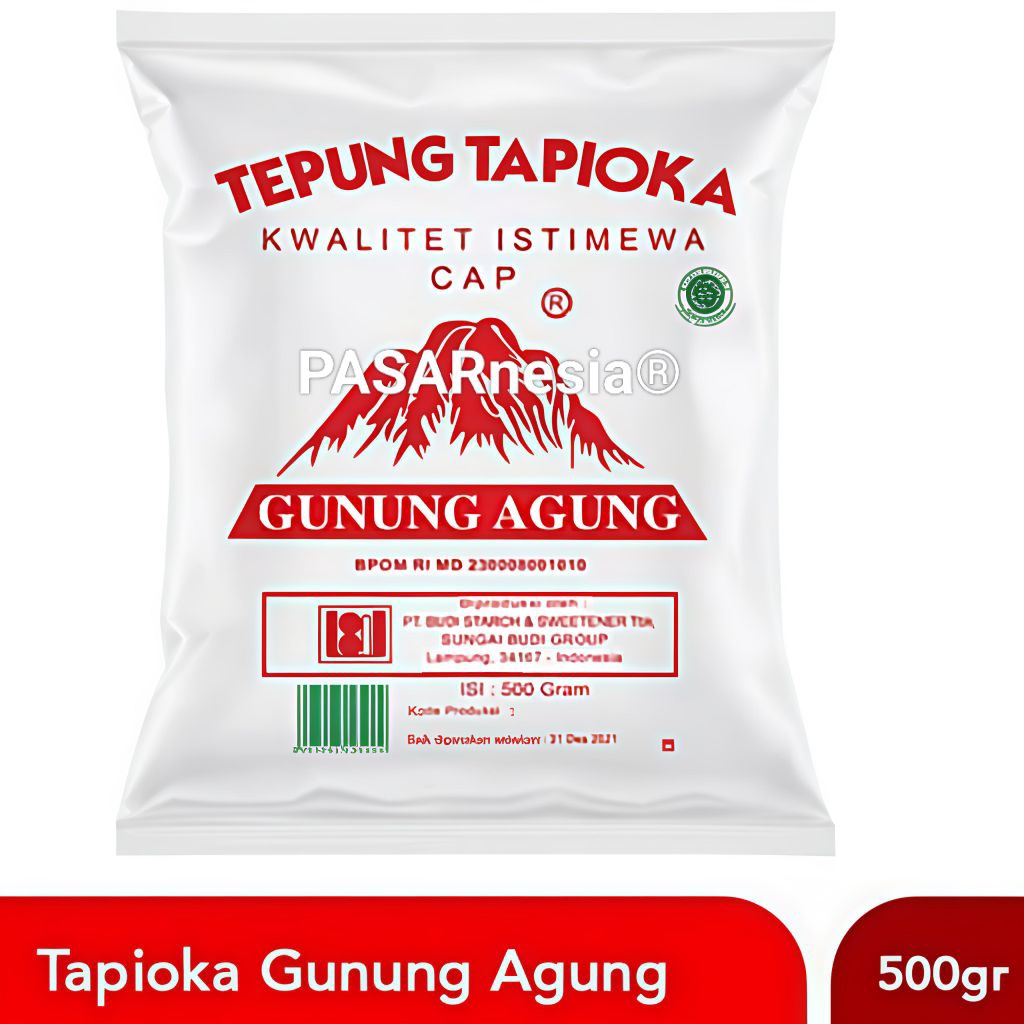 Jual TEPUNG TAPIOKA CAP GUNUNG AGUNG KEMASAN 500GR | Shopee Indonesia