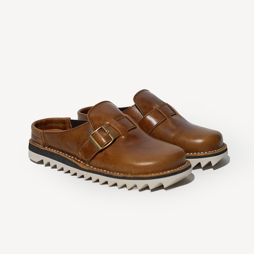Jual Floody Blue I Loafers Backless I Heritage Brown | Shopee Indonesia