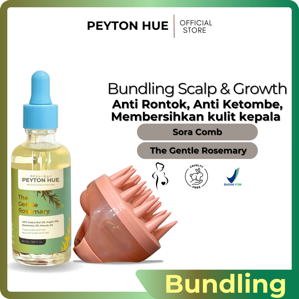 Jual Peyton Hue - Gentle Healthy Scalp The Gentle Rosemary Hair Oil ...