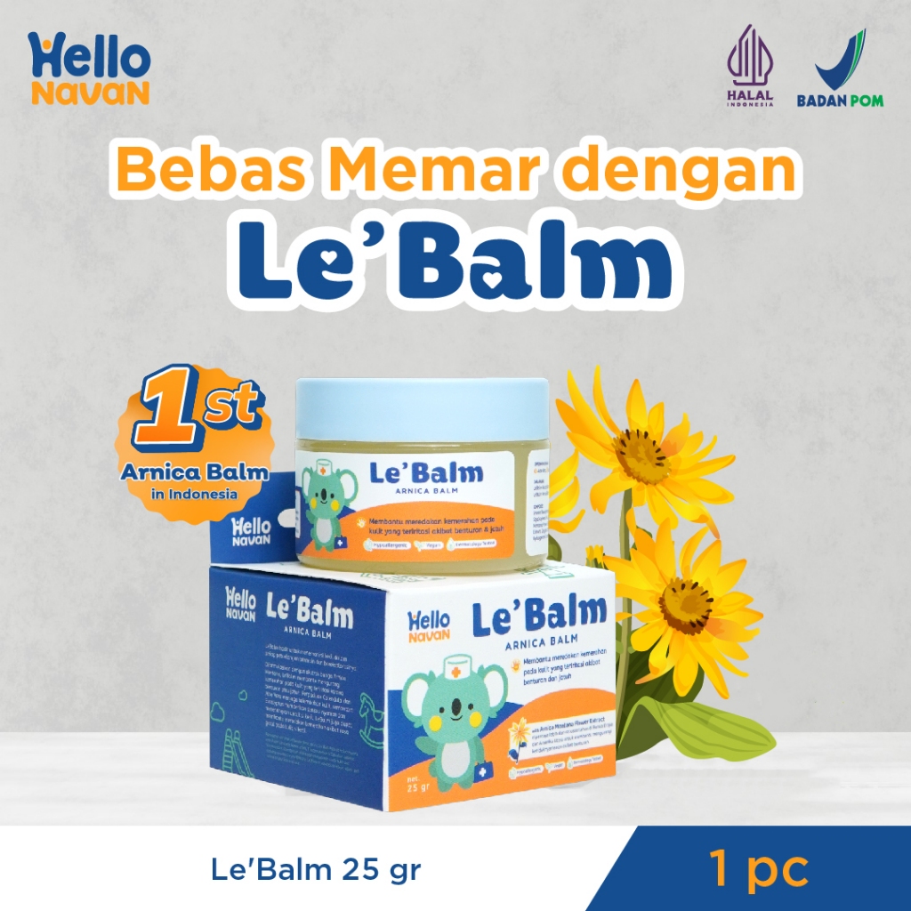 Jual Hello Navan Le Balm Arnica Balm 25 Gram 1 Pcs/ Balsem Lebam ...