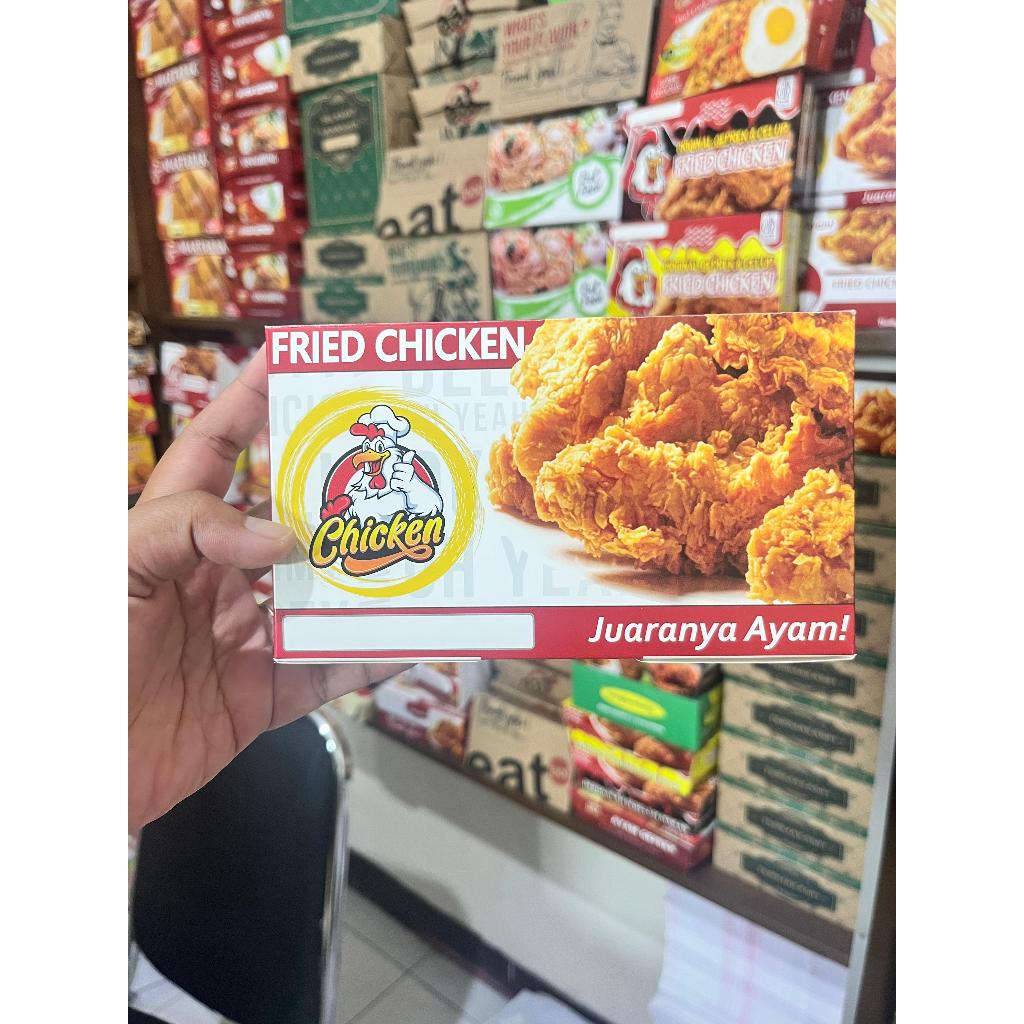 Jual KFC 2 M/ dus kfc/dus makanan/dus ayam/ dus friedchicken/dus ayam ...