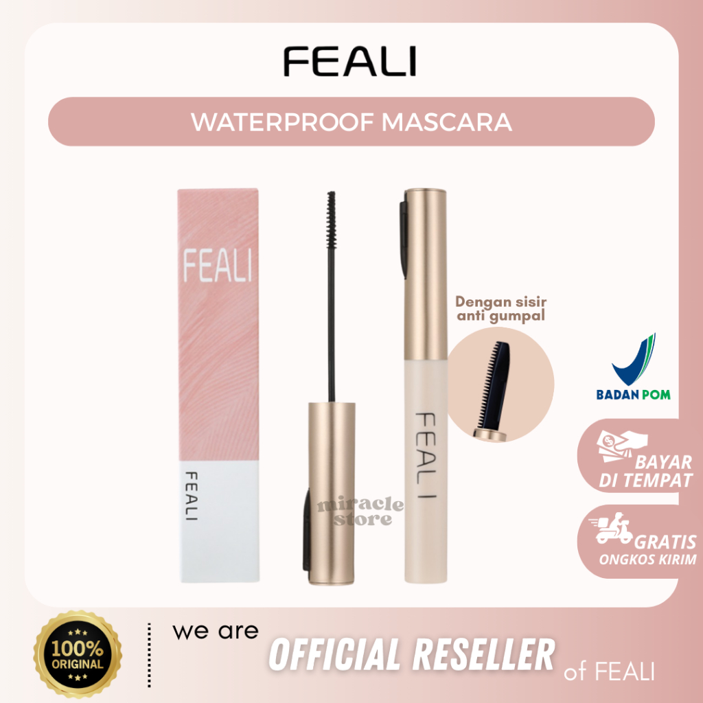 Jual [MIRACLE STORE] FEALI MASCARA WATERPROOF 5GR - RINGAN LENTIK ...