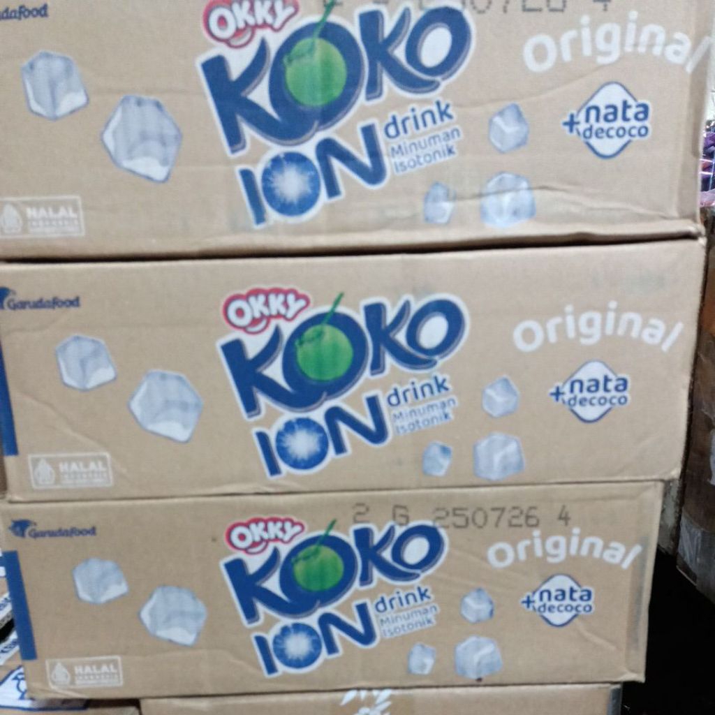 Jual OKKY JELLY KOKO ION DRINK PER DOS ISI 24 PCS | Shopee Indonesia