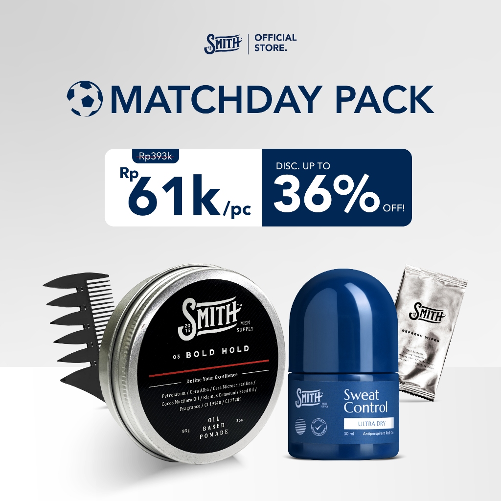 Jual [SPORTS KIT] Smith Men Supply- Matchday Pack: Ultra Dry + Bold ...