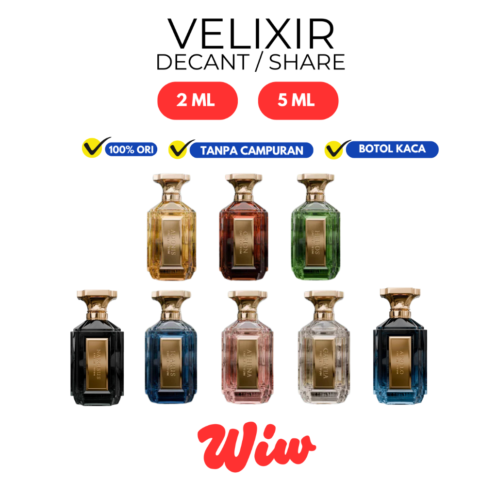 Jual Velixir Perfume Athena Helios Orion Adonis Icarus Decant Parfum ...