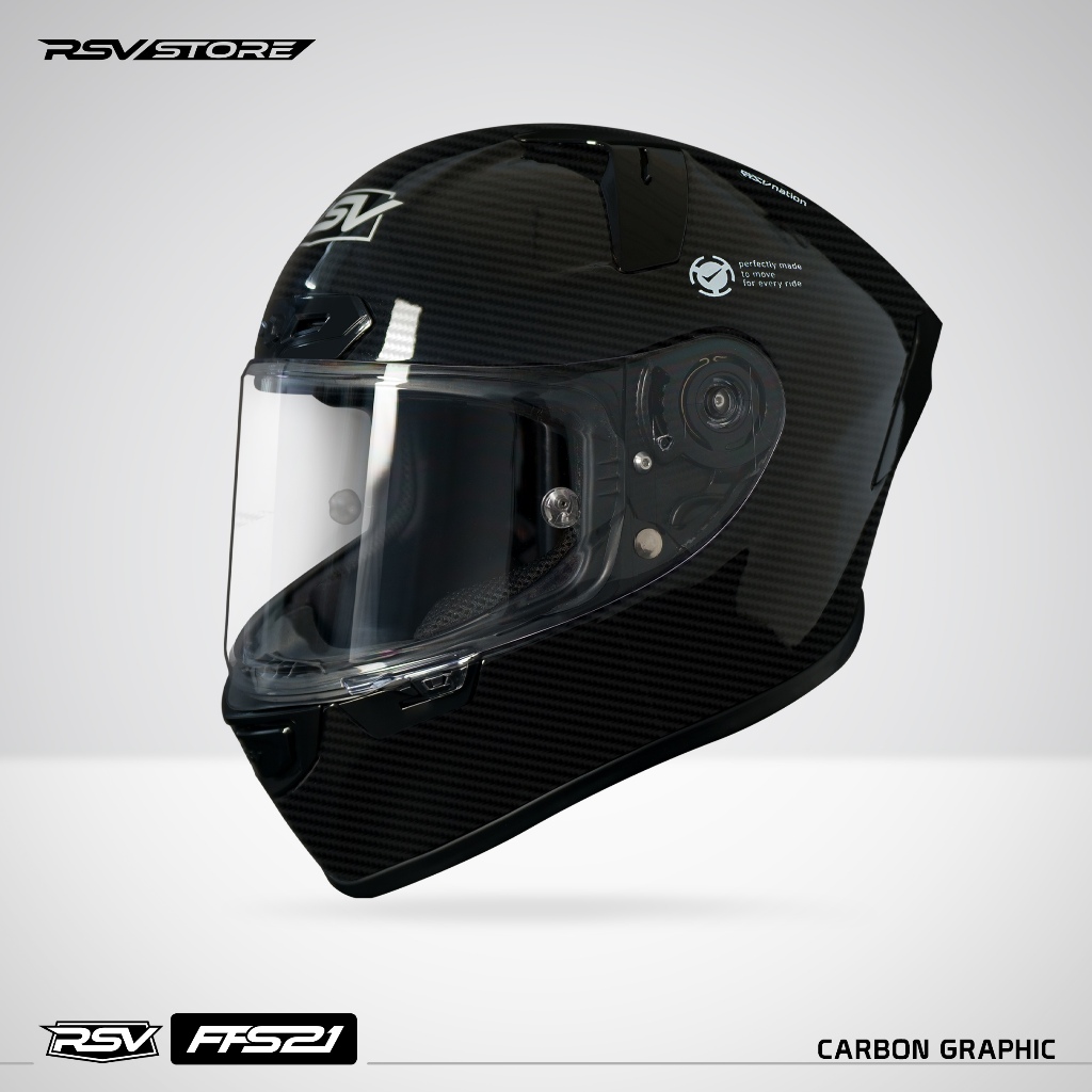 Jual Helm RSV FFS21 Motif Carbon Graphic Glossy - Helm Full Face ...