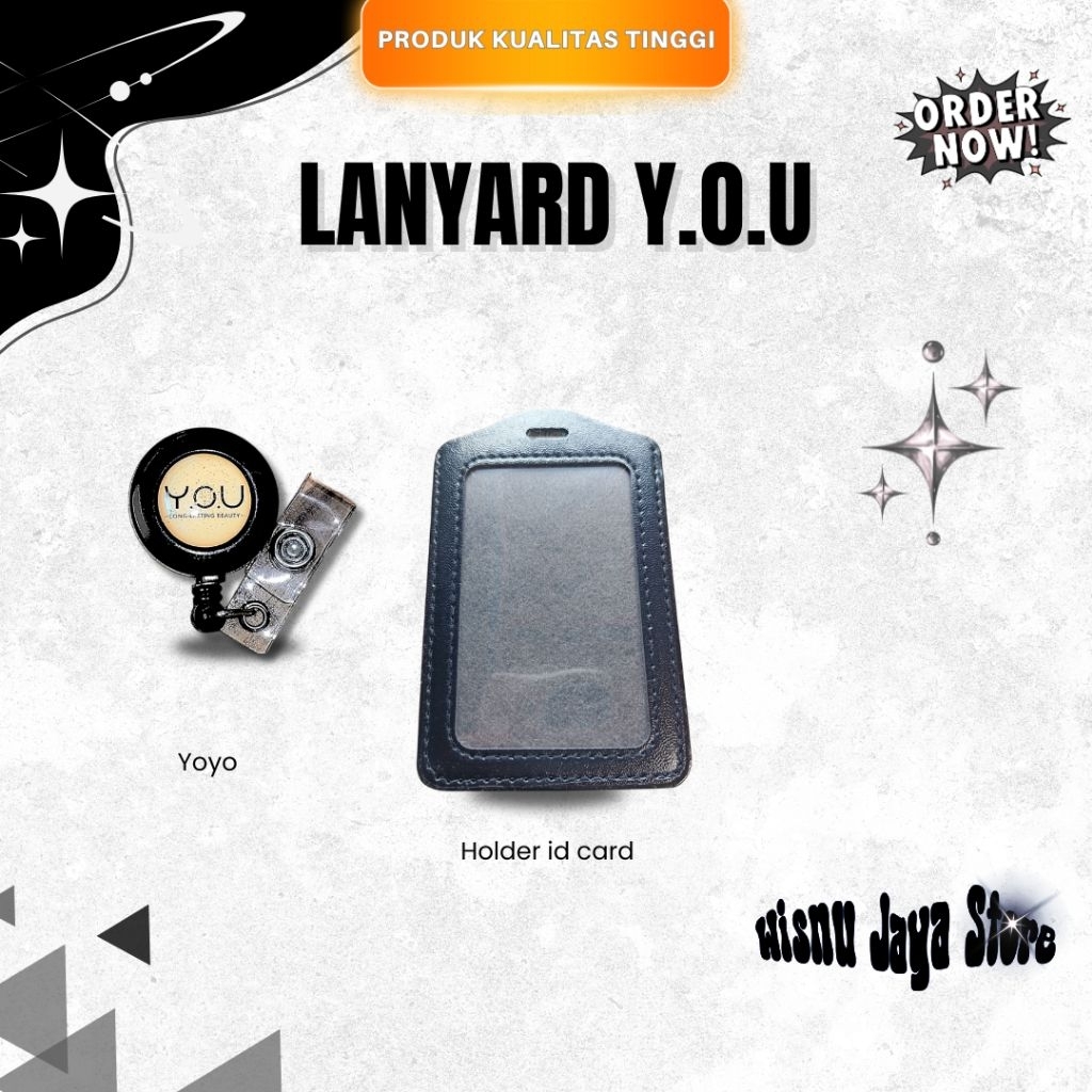 Jual Lanyard Tali ID Card Y.O.U – Grosir Lanyard Tersedia Banyak ...