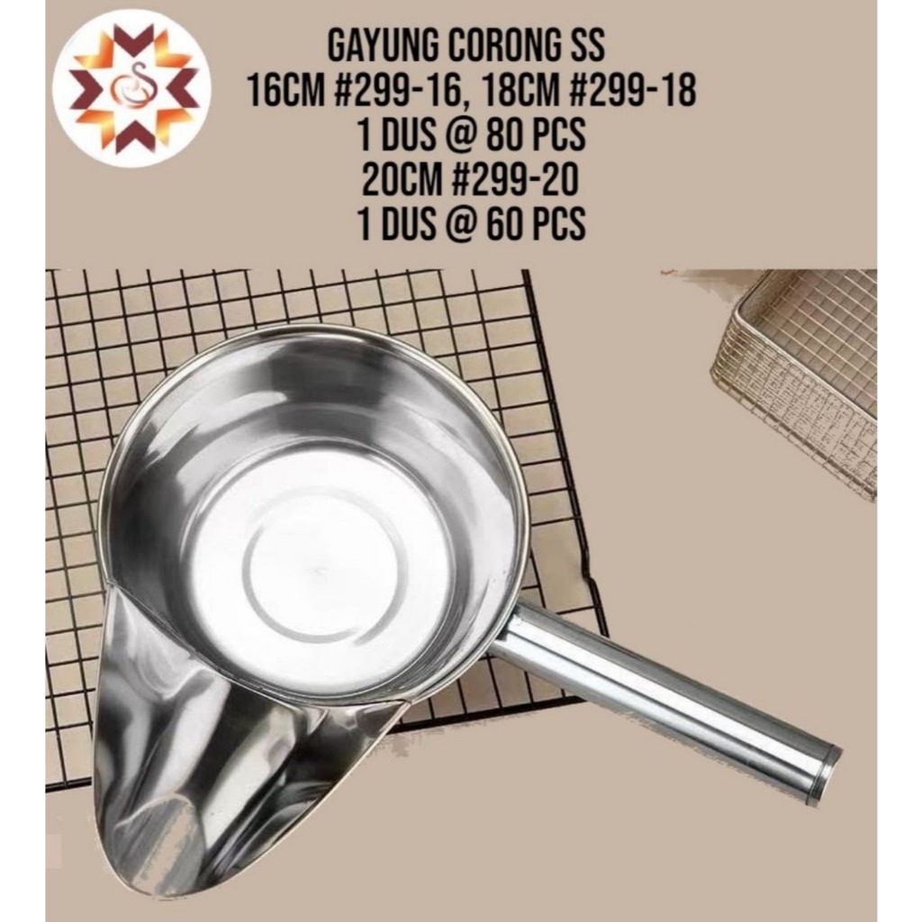 Jual Gayung Corong Stainless Steel Tuang Air Bensin Kuah Minyak Panas ...